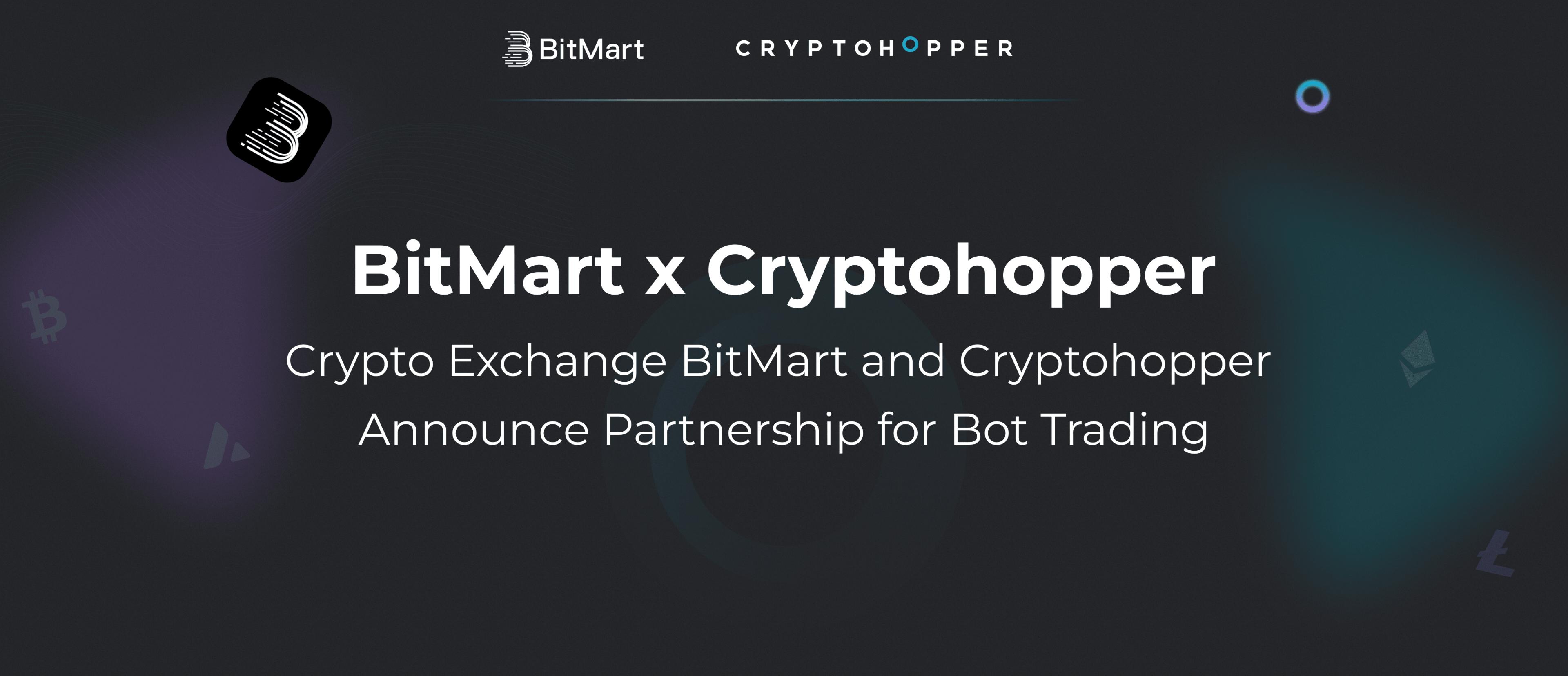 Crypto Exchange BitMart and Cryptohopper Announce Partnership for Bot Trading